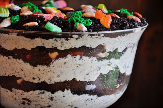 Dirt Cake Recipe – Oreo with Gummy Worms | Dessert Variations | All My ...
