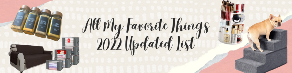 All My Favorite Things – Items Listed by Categories | All My Favorite ...