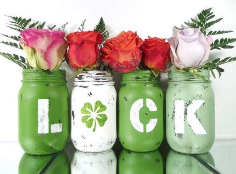 DIY Mason Jars Decor – St. Patrick’s Day | All My Favorite Things